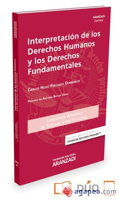 INTERPRETACION DERECHOS HUMANOS Y FUNDAMENTALES - CARLOS HUGO PRECIADO ...