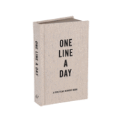 CANVAS ONE LINE A DAY: A FIVE-YEAR MEMORY BOOK - CHRONICLE BOOKS ...
