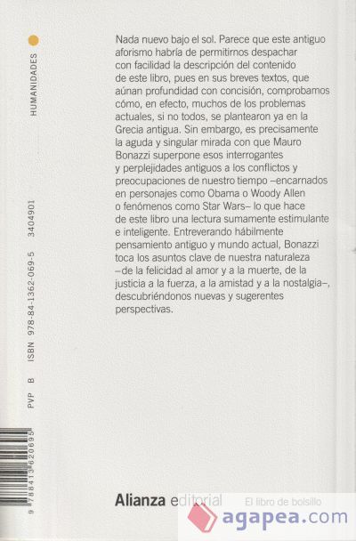 SABIDURIA ANTIGUA PARA TIEMPOS MODERNOS - MAURO BONAZZI - 9788413620695