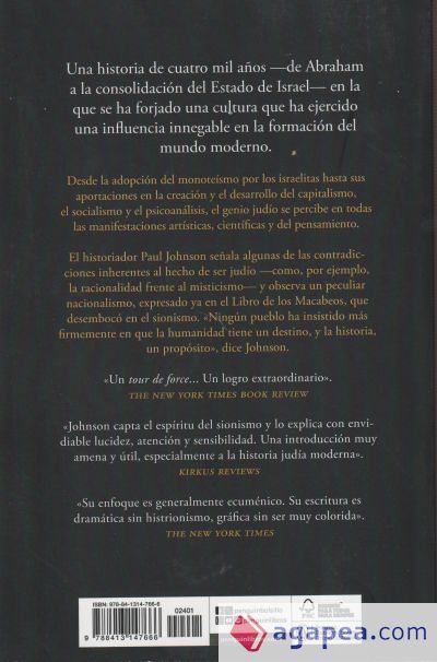 LA HISTORIA DE LOS JUDIOS - PAUL JOHNSON - 9788413147666