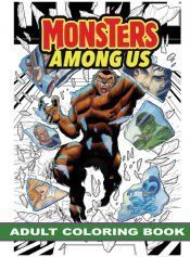 MONSTERS AMONG US: ADULT COLORING BOOK - ANDREW SHAYDE - 9781954044906
