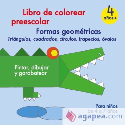 LIBRO DE COLOREAR PREESCOLAR - FORMAS GEOMETRICAS - VICTORIA ISABELLA ...