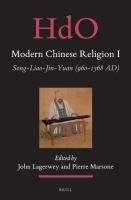 MODERN CHINESE RELIGION I (2 VOLS.): SONG-LIAO-JIN-YUAN (960-1368 AD ...