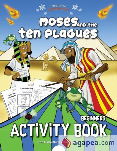 MOSES AND THE TEN PLAGUES ACTIVITY BOOK - PIP REID - 9781988585871
