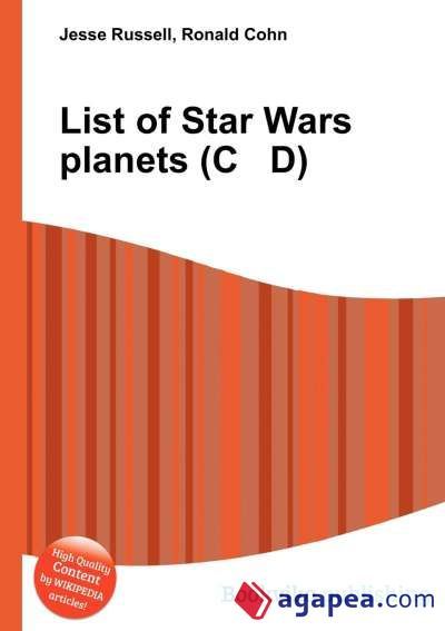 LIST OF STAR WARS PLANETS (C D) - 9785510940701