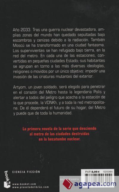 METRO 2033 - DMITRY GLUKHOVSKY - 9788445006900