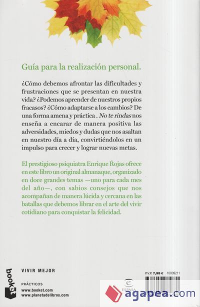 NO TE RINDAS - ENRIQUE ROJAS - 9788499981680