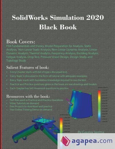 SOLIDWORKS SIMULATION 2020 BLACK BOOK - MATT WEBER - 9781988722764