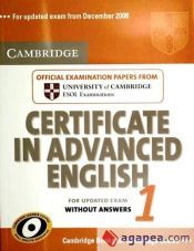 CAMBRIDGE CERTIFICATE IN ADVANCED ENGLISH 1 FOR UPDATED EXAM STUDENT'S ...