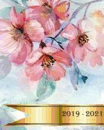 2019 - 2021 THREE YEAR PLANNER: SPRING FLOWERS WATERCOLOR, 36 MONTHLY ...