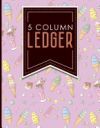 5 COLUMN LEDGER: COLUMNAR PAD, ACCOUNTING LEDGER PAD, FINANCIAL LEDGER ...