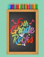6TH SIXTH GRADE ROCKS SCHOOL NOTEBOOK: GRAPH JOURNAL, 4X4 QUAD RULED ...