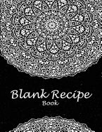 BLANK RECIPE BOOK: BLACK ART BOOK, 8.5" X 11" BLANK RECIPE JOURNAL ...