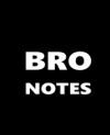 BRO NOTES COMPOSITION BOOKS FOR MEN WHITE FONT ON BLACK DESIGN ...