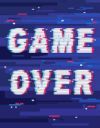 GAME OVER: GAMER THEMED LARGE PRINT DISCREET INTERNET WEBSITE PASSWORD ...