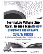GEORGIA LOW VOLTAGE (FIRE ALARM) LICENSE EXAM REVIEW QUESTIONS AND ...