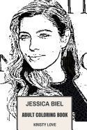 JESSICA BIEL ADULT COLORING BOOK: HOT ACTRESS AND SEXY MODEL, JUSTIN ...