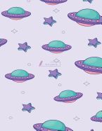 NOTEBOOK: UFO COVER AND DOT PAGES, EXTRA LARGE (8.5 X 11) INCHES, 110 ...