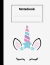 NOTEBOOK: UNICORN BLUE STAR, GRAPH PAPER 5X5, NOTEBOOK HOME OFFICE ...