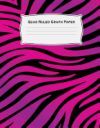 QUAD RULED GRAPH PAPER: PURPLE ZEBRA PRINT 4X4 QUADRILLE SQUARED ...
