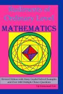 RUDIMENTS OF ORDINARY LEVEL MATHEMATICS - NJI EMMANUEL NDI - 9781534755000
