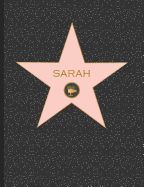 SARAH: PERSONALIZED GRAPH COMPOSITION NOTEBOOK, QUAD RULED 5 SQUARES ...