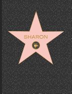 SHARON: PERSONALIZED GRAPH COMPOSITION NOTEBOOK, QUAD RULED 5 SQUARES ...