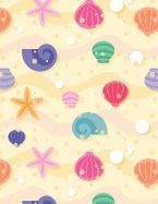 SHELL NOTEBOOK: BEACH JOURNAL BOOK RULED LINED PAGE PAPER KID TEEN GIRL ...