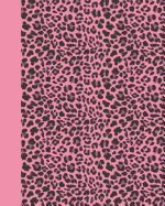 SKETCHBOOK: ANIMAL PRINT (PINK LEOPARD) 8X10 - BLANK JOURNAL NO LINES ...
