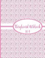 STORYBOARD NOTEBOOK 16: 9: CINEMA NOTEBOOKS FOR CINEMA ARTISTS: 4 PANEL ...