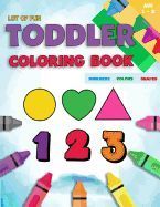 TODDLER COLORING BOOK NUMBERS COLORS SHAPES: FUN WITH NUMBERS COLORS ...