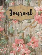 VINTAGE FLOWER PATTERN JOURNAL: FOR FLOWER LOVERS AND WRITERS: BLANK ...