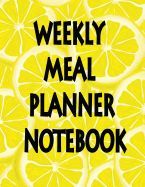 WEEKLY MEAL PLANNER NOTEBOOK: FOOD PLANNER AND GROCERY LIST MENU FOOD ...
