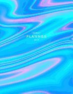 WEEKLY PLANNER 2019: HOLOGRAPHIC EFFECT - 8.5 X 11 IN - 2019 ORGANIZER ...