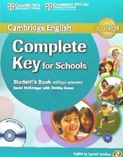 COMPLETE KEY FOR SCHOOLS - DAVID MCKEEGAN - 9788483237120 - CAMBRIDGE ...