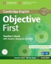 OBJECTIVE FIRST TEACHER'S BOOK WITH TEACHER'S RESOURCES CD-ROM 4TH ...