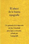 EL ABECE DE LA BUENA TIPOGRAFIA - JAN TSCHICHOLD - 9788493167776