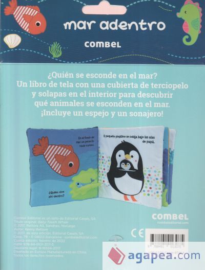 MAR ADENTRO (+ 0 AÑOS) LIBRO DE TELA - KENNY RETTORE - 9788491013075