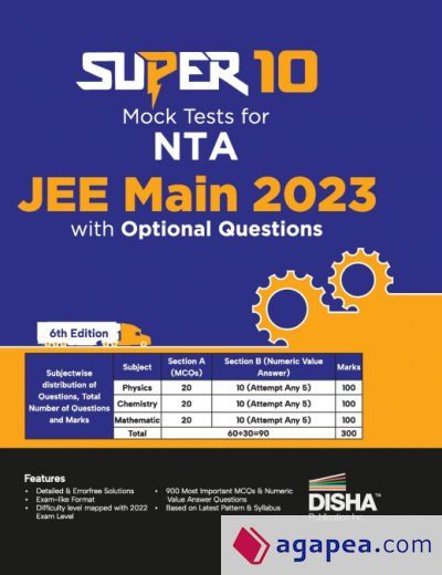 SUPER 10 MOCK TESTS FOR NTA JEE MAIN 2023 WITH OPTIONAL QUESTIONS - 6TH ...