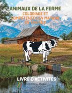 ANIMAUX DE LA FERME COLORIAGE ET COMPETENCES EN MATIERE DE CISEAUX ...