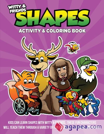 SHAPES ACTIVITY & COLORING BOOK - QB DARLA - 9781970749144
