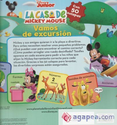 MICKEY. VAMOS DE EXCURSION - WALT DISNEY - 9788417062606