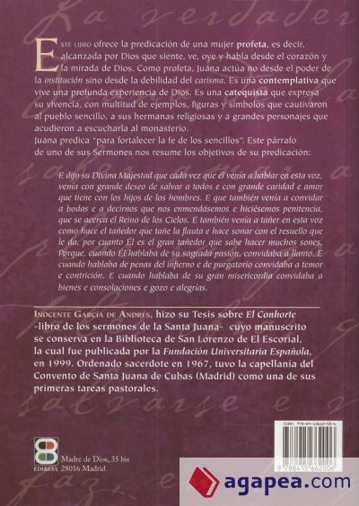 TEOLOGIA Y ESPIRITUALIDAD DE SANTA JUANA: UNA MUJER PREDICADORA ...