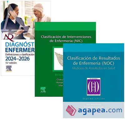 PACK NANDA DIAGNOSTICOS ENFERMEROS 2024-2026 + NIC CLASIFICACION DE INTERVENCIONES + NOC ...