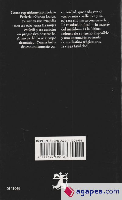 YERMA - FEDERICO GARCIA LORCA; JAIME GIL DE BIEDMA - 9788437600727