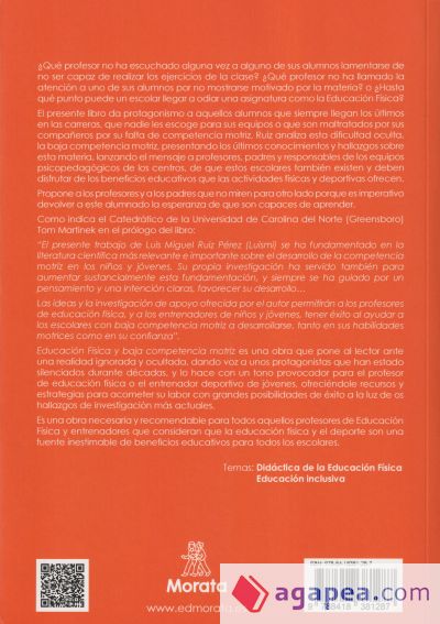 EDUCACION FISICA Y BAJA COMPETENCIA MOTRIZ - LUIS MIGUEL RUIZ PEREZ ...