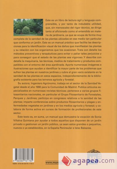 Plagas Y Enfermedades De Jardines Sonia Villalva Quintana 9788484761785