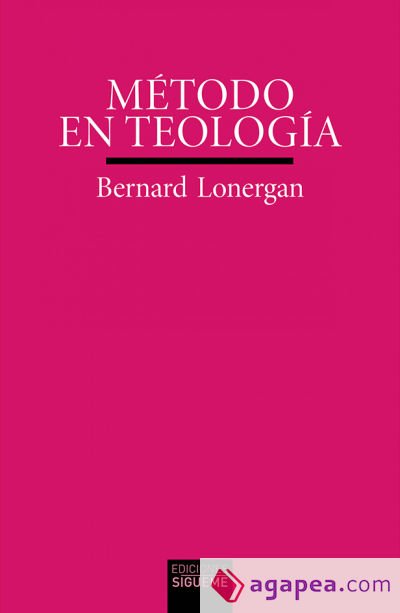METODO EN TEOLOGIA - BERNARD LONERGAN - 9788430110537