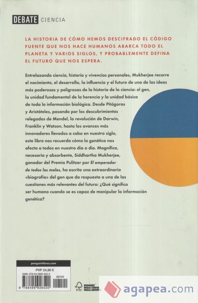 EL GEN - SIDDHARTHA MUKHERJEE - 9788499926520