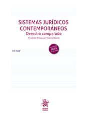 SISTEMAS JURIDICOS CONTEMPORANEOS. DERECHO COMPARADO 3ª EDICION ...